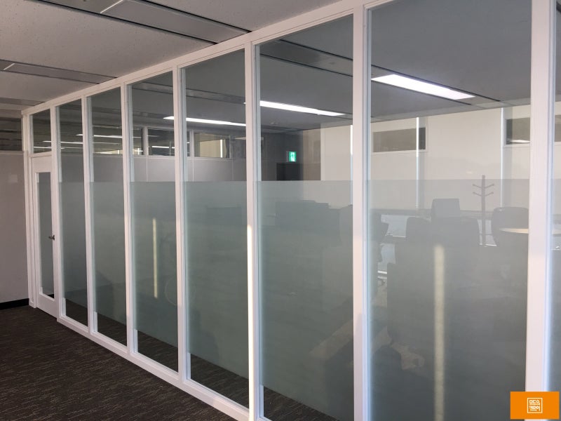 상암동 통유리칸막이 ,사무실칸막이 깔끔한시공!! : 네이버 블로그