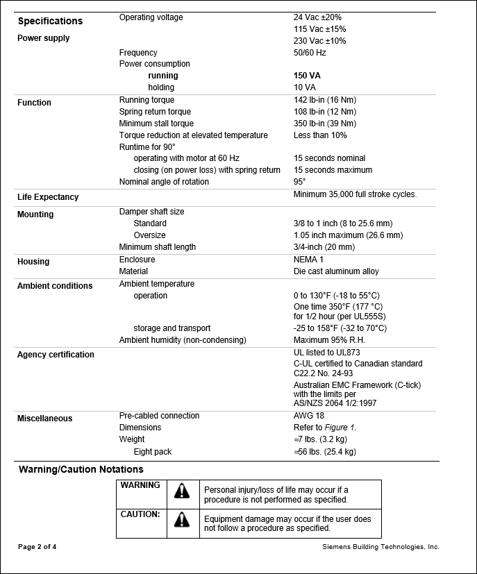 GGD-1 지멘스 소방용 전자식 댐퍼 조작기 : 네이버 블로그