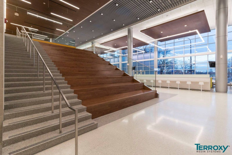 말콤 대학 로비 바닥 테록시(Terroxy) 에폭시 테라조(EpoxyTerrazzo)시공 : 네이버 블로그