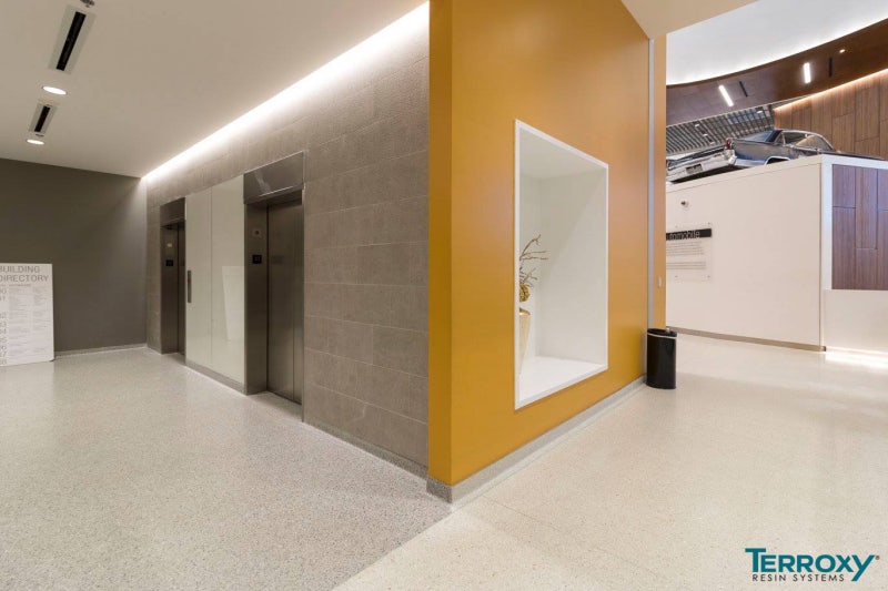 말콤 대학 로비 바닥 테록시(Terroxy) 에폭시 테라조(EpoxyTerrazzo)시공 : 네이버 블로그