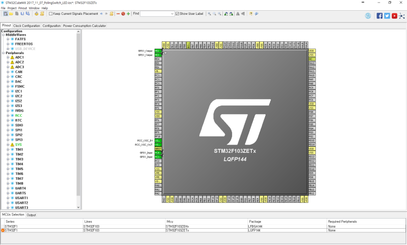 [STM32F103] Poling방식 - LED제어 : 네이버 블로그