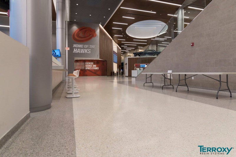 말콤 대학 로비 바닥 테록시(Terroxy) 에폭시 테라조(EpoxyTerrazzo)시공 : 네이버 블로그