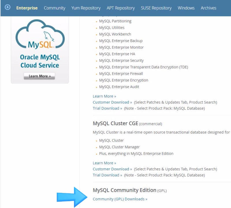 MySQL Community Edition GPL 다운로드 및 설치 : 네이버 블로그