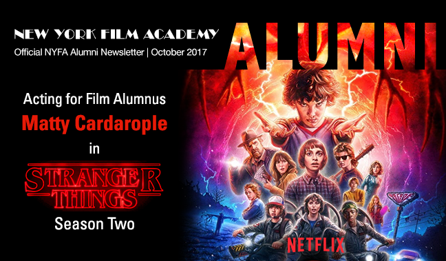 넷플릭스 '기묘한 이야기 Stranger Things' 시즌 2에 출연한 졸업생 Matty Cardarople : 네이버 블로그