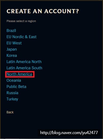 리그오브레전드롤 Lol Pbe서버테스트서버를 신청하기 위해서 혹은 한국롤 점검 때 북미롤 하는 방법 회원가입부터