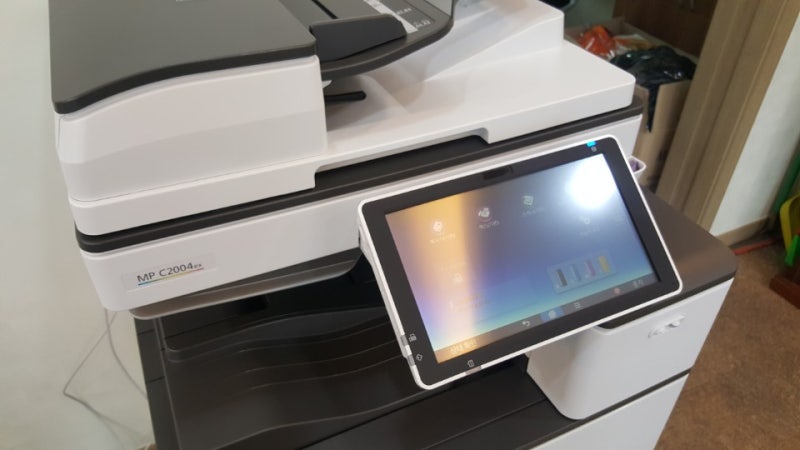 [컬러복합기 렌탈] RICOH 리코 디지털 칼라복사기 MPC2004EX SP 모델 설치 : 네이버 블로그