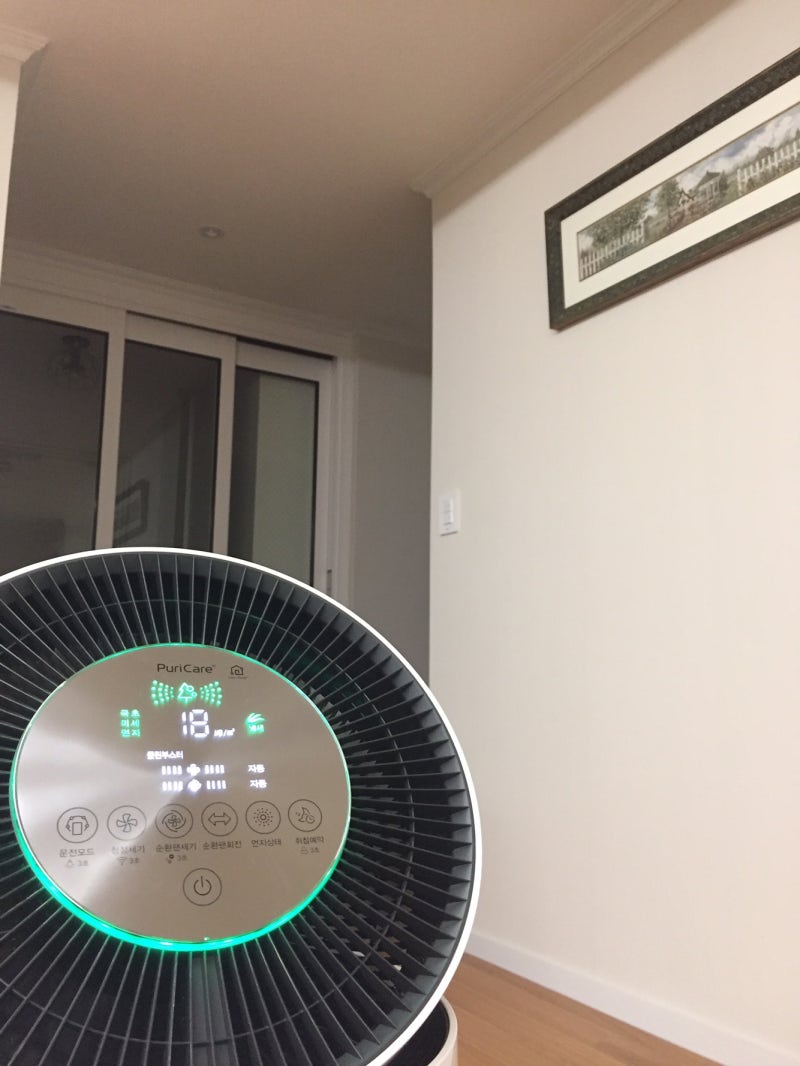 새집증후군 공기청정기 : LG퓨리케어 'AS181DAW' 직접 구매한 후기 : 네이버 블로그