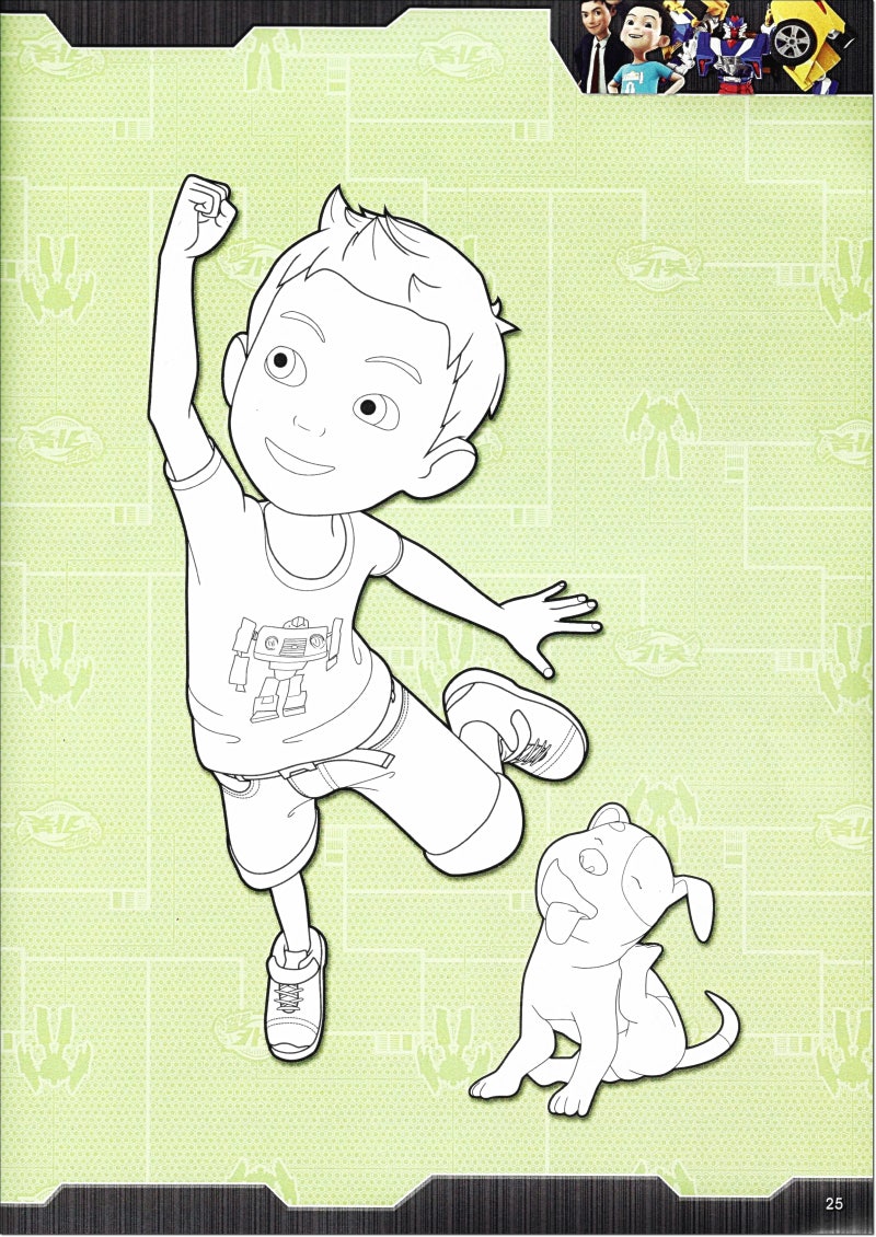 헬로카봇 색칠공부 : 네이버 블로그