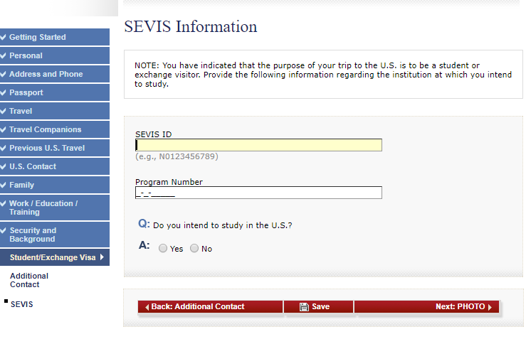 미국 학생 비자 준비 1 : DS-160 : 네이버 블로그