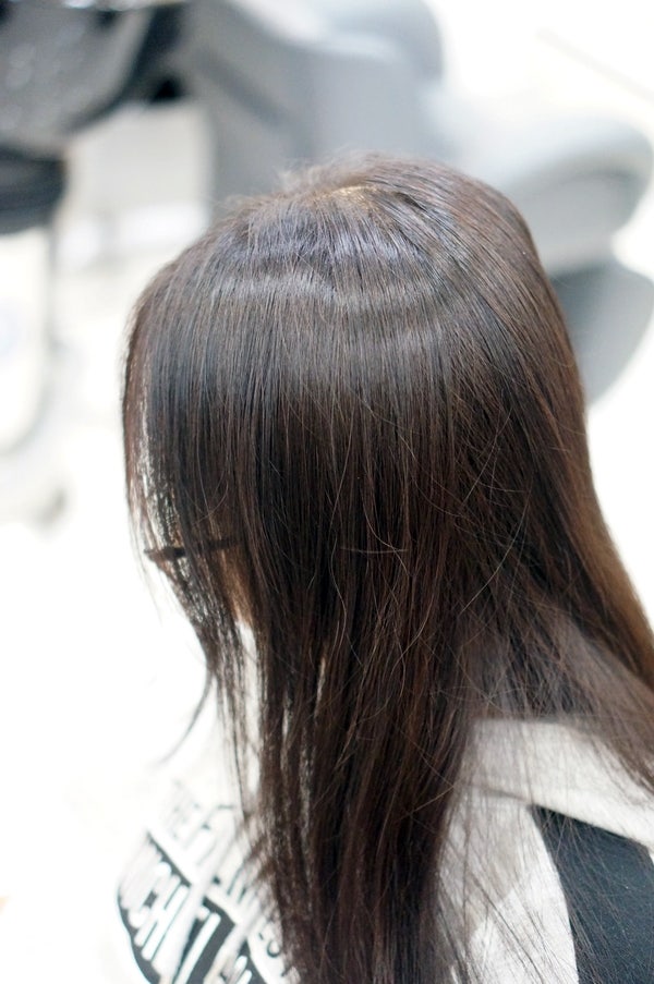 머리숱 없는 여자헤어 얇은 머리카락 레이어드 C컬펌★강남미용실 이쌤헤어 네이버 블로그