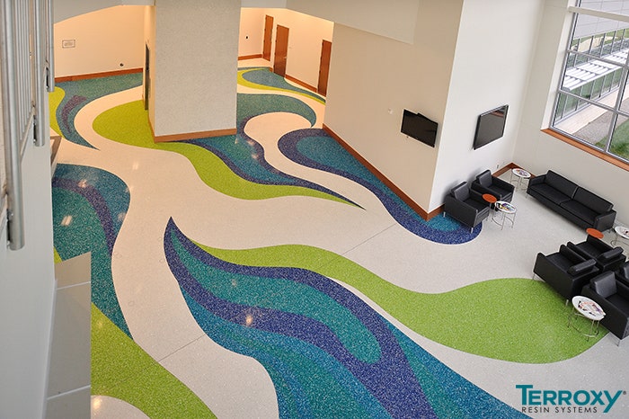 빌딩 로비 테록시 (Terroxy) 바닥 시공 : 네이버 블로그