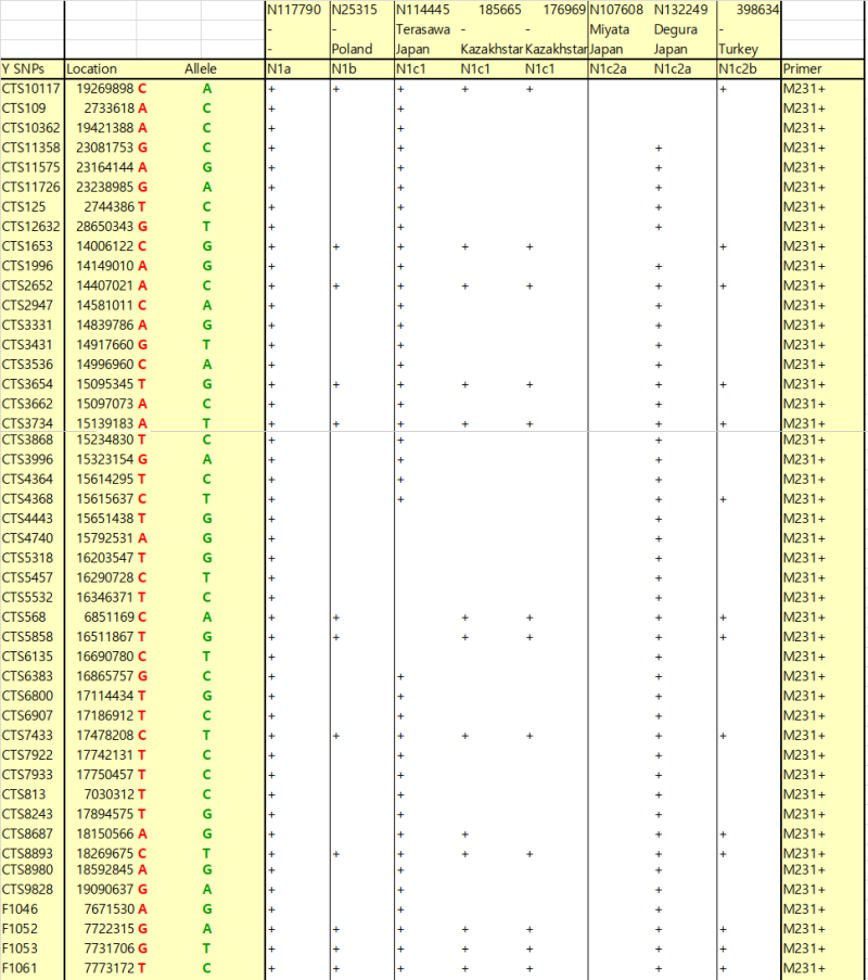 Y 하플로 그룹 N-M231 수형도 [Y Haplogroup N tree] : 네이버 블로그