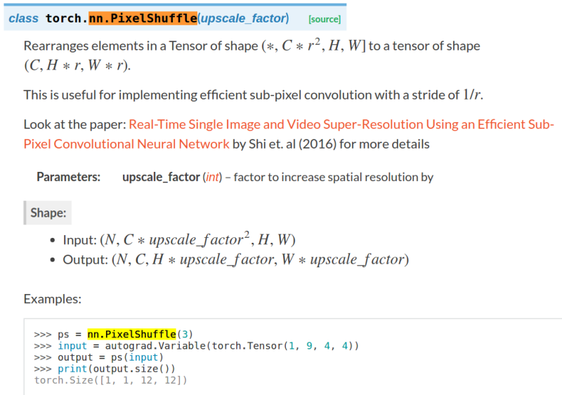 pytorch/examples/super_resolution : 네이버 블로그