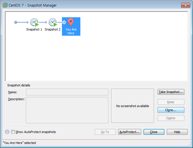 VMware Workstation Snapshot : 네이버 블로그
