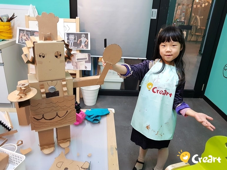 Klein 7세 수업 면으로 입체표현 시흥시 정왕동 배곧 크리아트 미술학원 네이버 블로그