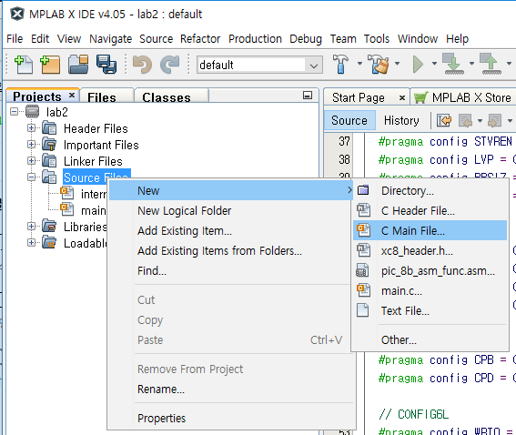 MPLAB-X _ XC8 compiler _ TIMER0 이용한 Blink : 네이버 블로그