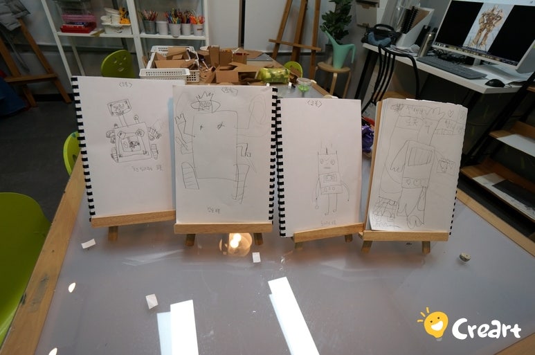 Klein 7세 수업 면으로 입체표현 시흥시 정왕동 배곧 크리아트 미술학원 네이버 블로그