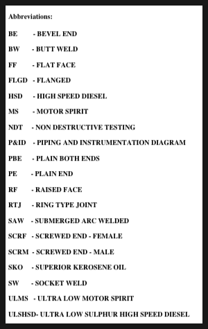Piping Material Specification(PMS), 배관재질스펙 : 네이버 블로그