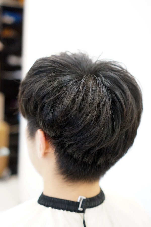 머리숱 많은 남자 직모헤어스타일 뜨는머리 남자아이롱펌★강남 미용실 이쌤헤어 네이버 블로그