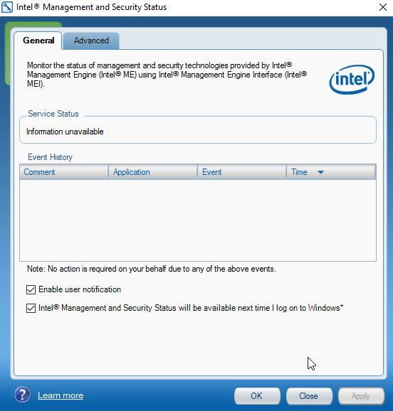 [한컴오피스 한글] Shift+ESC 단축키 안 먹을때 조치방법(Intel Management and Security ...
