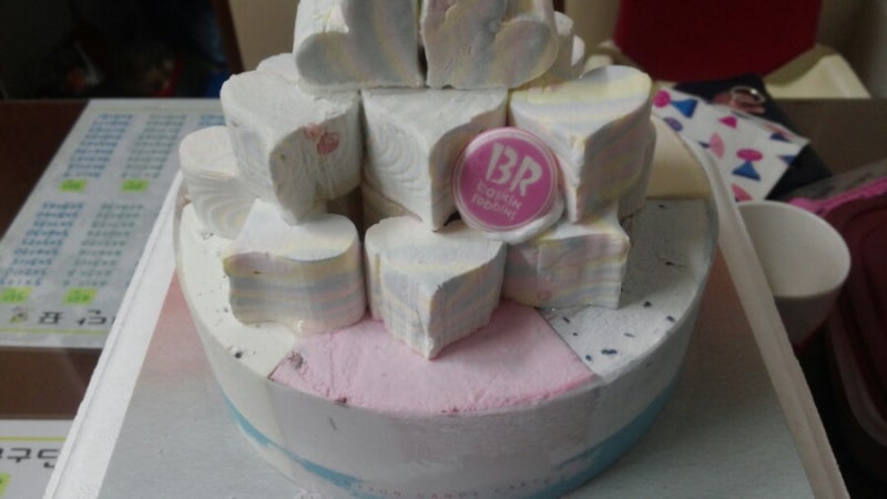 넘넘 맛있는 베스킨라빈스 아이스크림케이크! '이상한 나라의 솜사탕 케이크' : 네이버 블로그