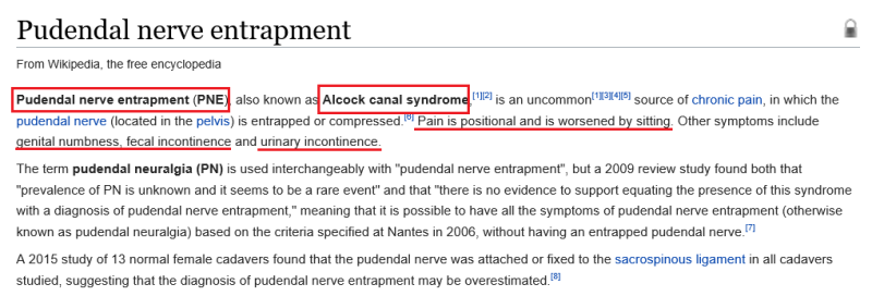 '만성 비세균성 전립선염'으로 오진하기 쉬운 알콕스 증후군(Alcock's syndrome), 음부신경포획(Pudendal ...