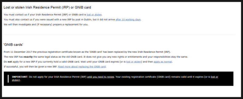 아일랜드 워킹홀리데이 Irish Residence Permit (IRP) 카드. : 네이버 블로그