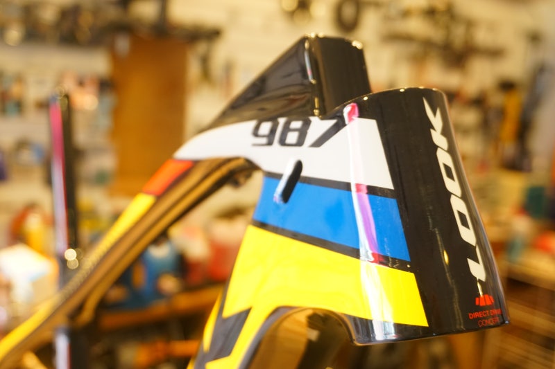 [부산 / 양산 룩(LOOK) 취급점] 프랑스 명품 브랜드 'LOOK 987' E-POST 프로팀 몬드리안 컬러 MTB 산악 ...