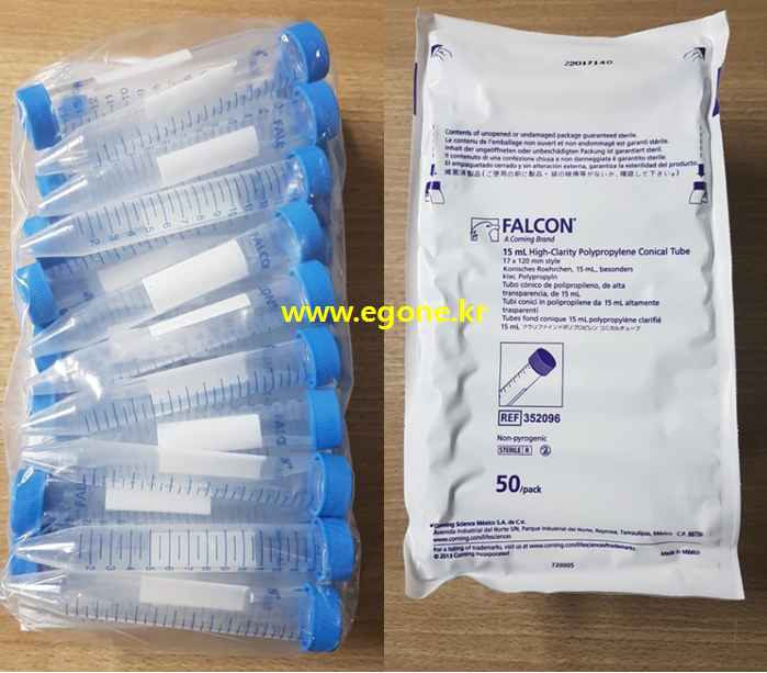 팔콘 352096원심관튜브 / Falcon Conical Tube / 코니칼 튜브 15ml / 50개입 1pack : 네이버 블로그