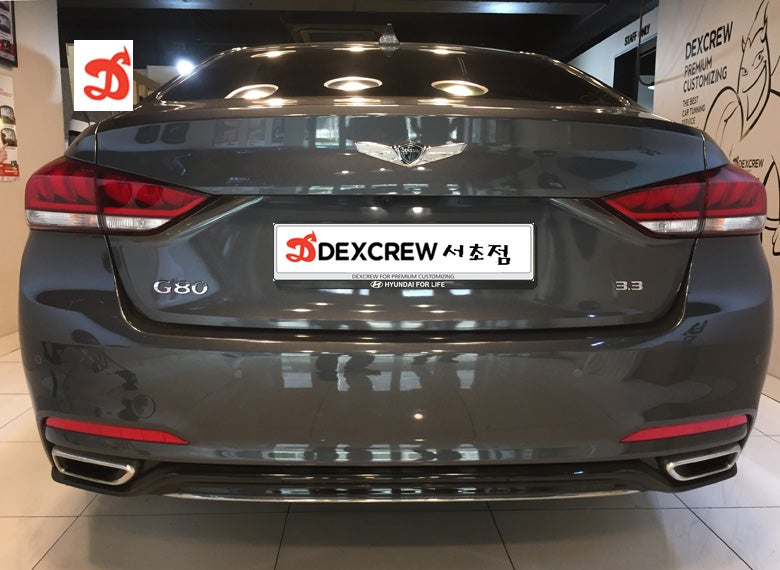 제네시스 G80 세단~ G80 스포츠로 변신~ 사이드미러/스포츠페달/컵홀더LED/스포츠휠~ 바디킷/신형개조 덱스크루서초점~ 서초양재 자동차튜닝! : 네이버 블로그