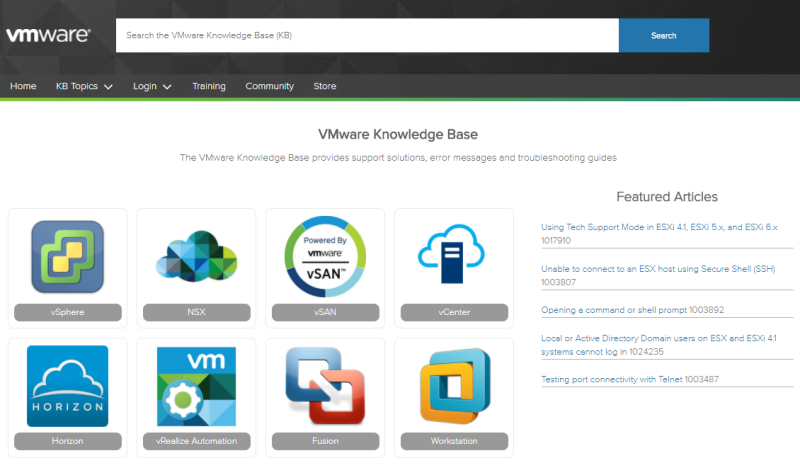 VMware 장애 처리를 위한 참고 사이트 : 네이버 블로그