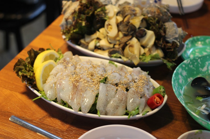 일산 가로수길 맛집 서촌 계단집 제철 해산물 참소라 꼴뚜기회 바다라면 네이버 블로그