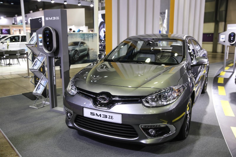 2018 EV트렌드 르노삼성 부스, SM3 ZE : 네이버 블로그