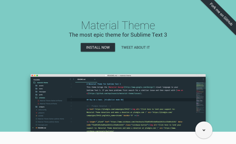 Sublime text 3 테마 설정 : 네이버 블로그