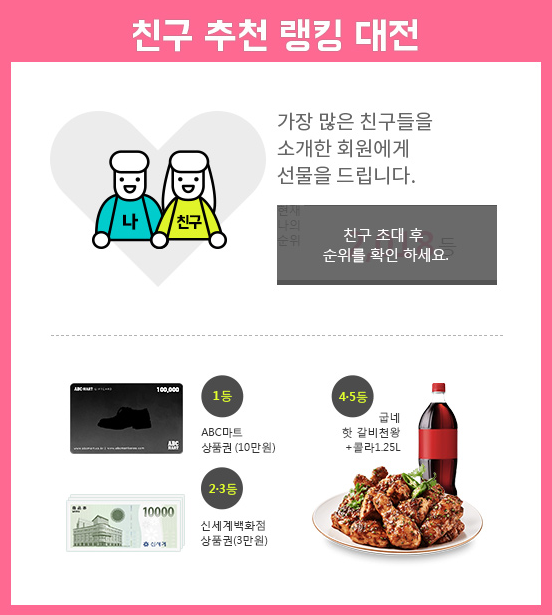 이투스 친구추천 이벤트친구랑 나랑 문상 100 득템 네이버 블로그