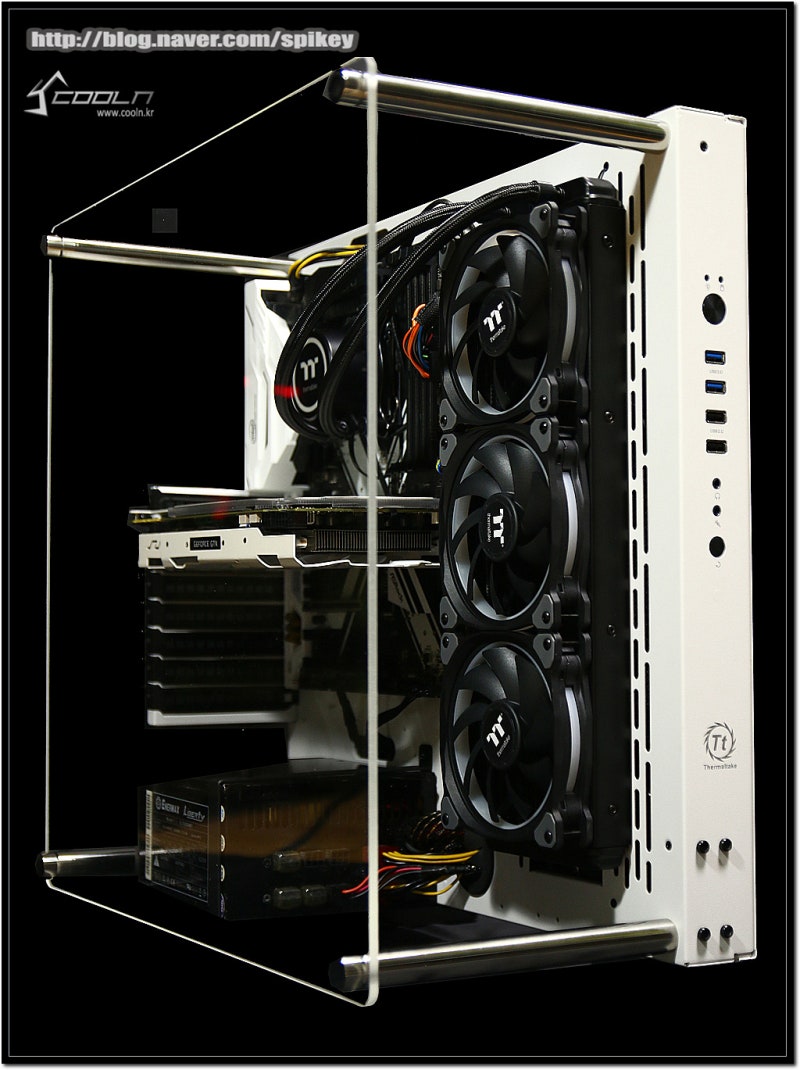 오픈형 튜닝케이스 써멀테이크 Thermaltake CORE P3 SE SNOW EDITION : 네이버 블로그