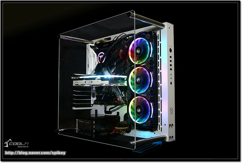 오픈형 튜닝케이스 써멀테이크 Thermaltake CORE P3 SE SNOW EDITION : 네이버 블로그