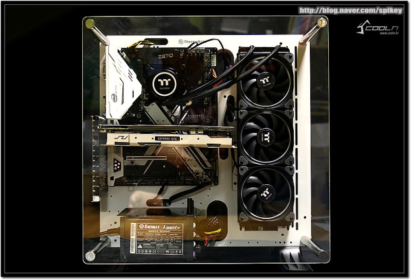 오픈형 튜닝케이스 써멀테이크 Thermaltake CORE P3 SE SNOW EDITION : 네이버 블로그