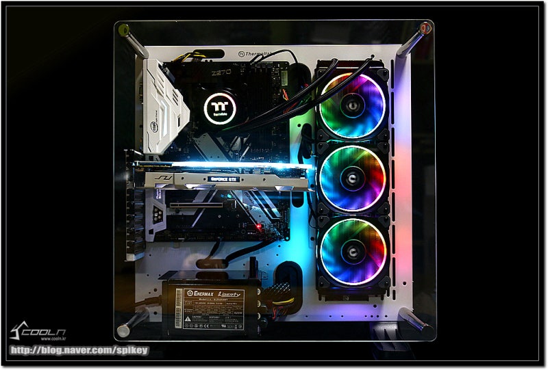오픈형 튜닝케이스 써멀테이크 Thermaltake CORE P3 SE SNOW EDITION : 네이버 블로그