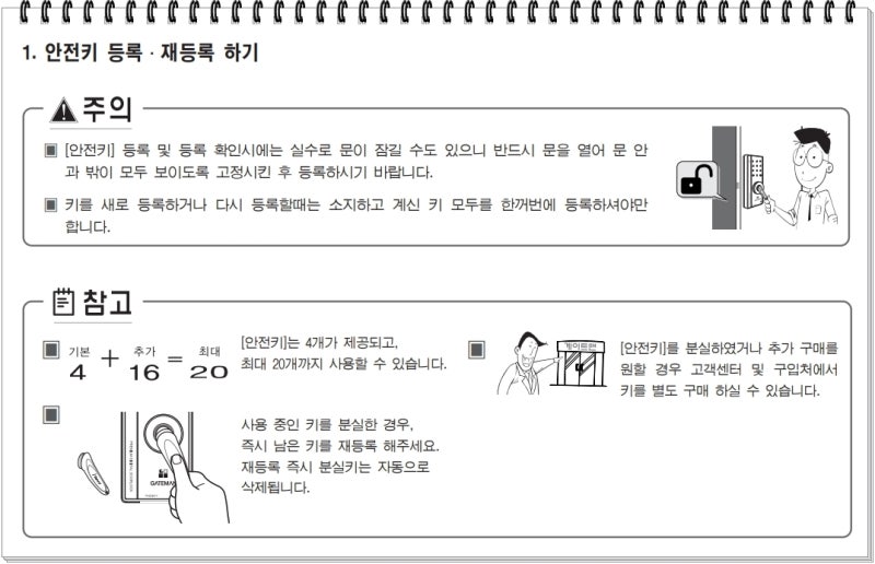 게이트맨보조키도어락사용설명서 N5 비밀번호 카드키등록변경삭제 음량조절 현관문도어락설치교체 아파트도어락설치교체 네이버 블로그