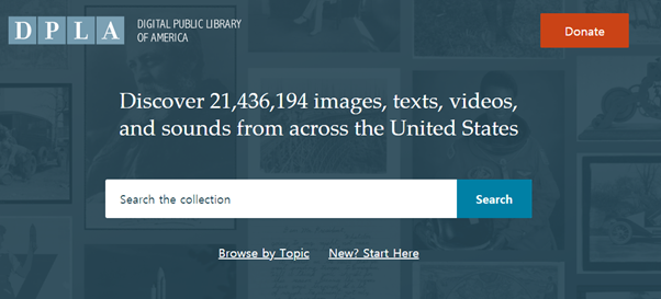 미국 디지털공공도서관(DPLA), 이용자 중심의 웹사이트 리뉴얼 : 네이버 블로그