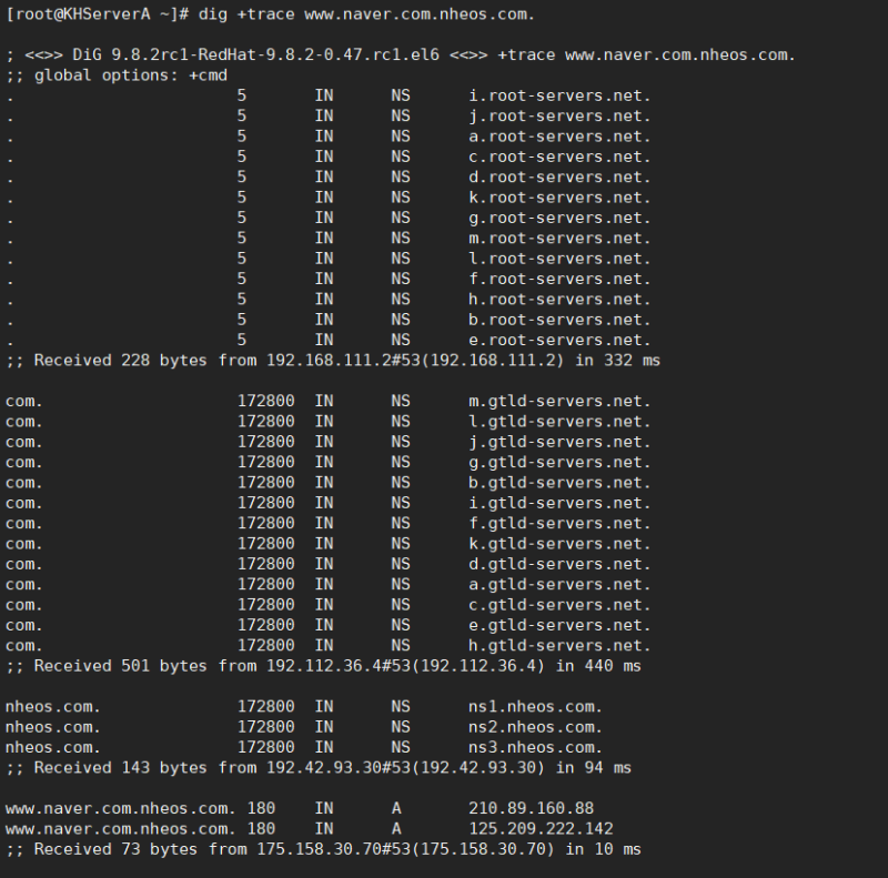 DNS 서버의 이해 - 3. 네임서버 작동 순서 : 네이버 블로그
