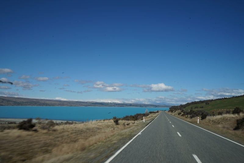 뉴질랜드 뉴질랜드 남섬 캠퍼밴 여행 5 푸카키 호수 알파인 연어 샵 Lake Pukaki Mt Cook