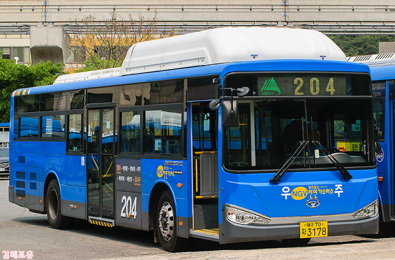 [대구] 우주교통 204번 NEW BS110 NGV 표준형저상버스 신차 (3130, 3178호) : 네이버 블로그