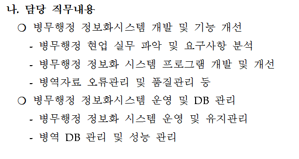 니맘알아취업연구소 직무수행계획서 예시 자기소개서 자소서 강원지방병무청 전산직공무원 경력경쟁채용시험 시행계획 공고 네이버 블로그