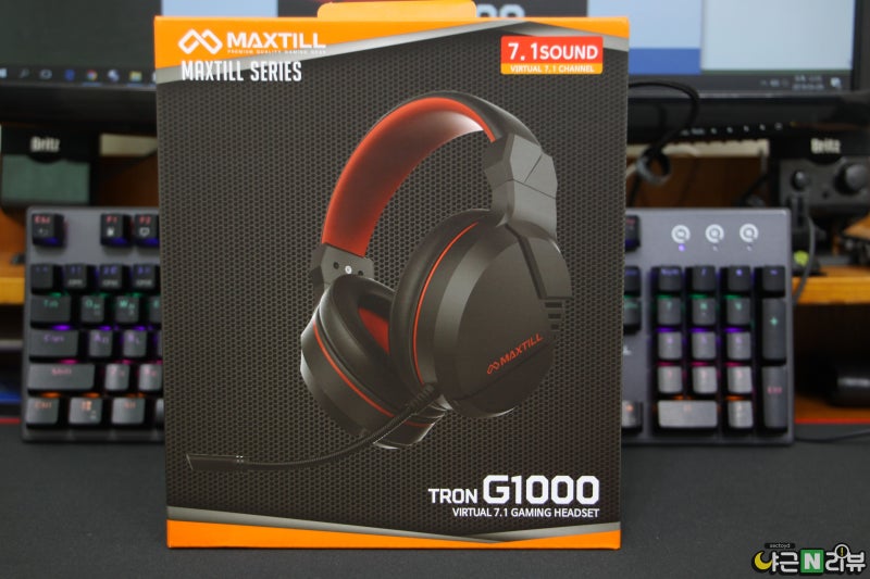MAXTILL TRON G1000 Virtual 7.1 Gaming Headset (맥스틸 트론 G1000 가상 7.1채널 ...