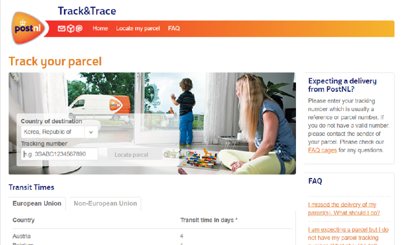 [네덜란드 워킹홀리데이]네덜란드 암스테르담에서 한국으로 택배, Postnl 이용후기. : 네이버 블로그