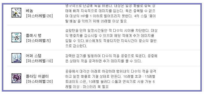 메이플스토리 듀얼블레이드 스킬트리 하이퍼스킬까지 알아보자 네이버 블로그