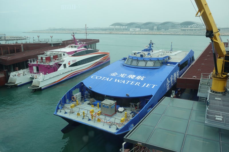 홍콩공항에서 페리타고 마카오 타이파 가는길 feat. 코타이 워터젯 / 코타이젯 (Cotai Water Jet) : 네이버 블로그