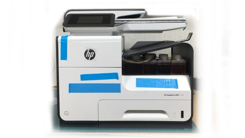 hp pagewide Pro MFP X477 무한잉크젯 고속복합기 개조 후기 / X476후속모델 : 네이버 블로그